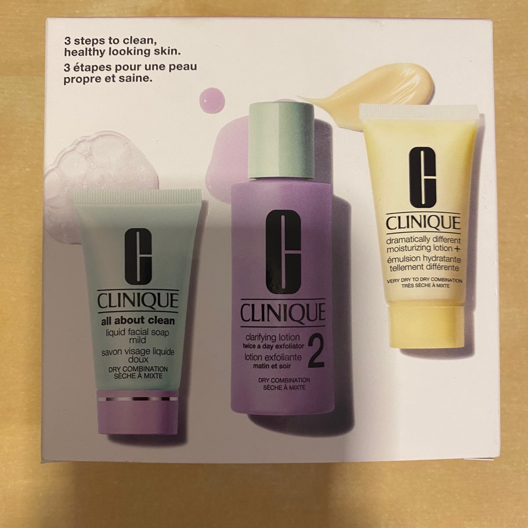 Brand New & Authentic CLINIQUE Skin School Supplies Type 2 3 Steps to ...