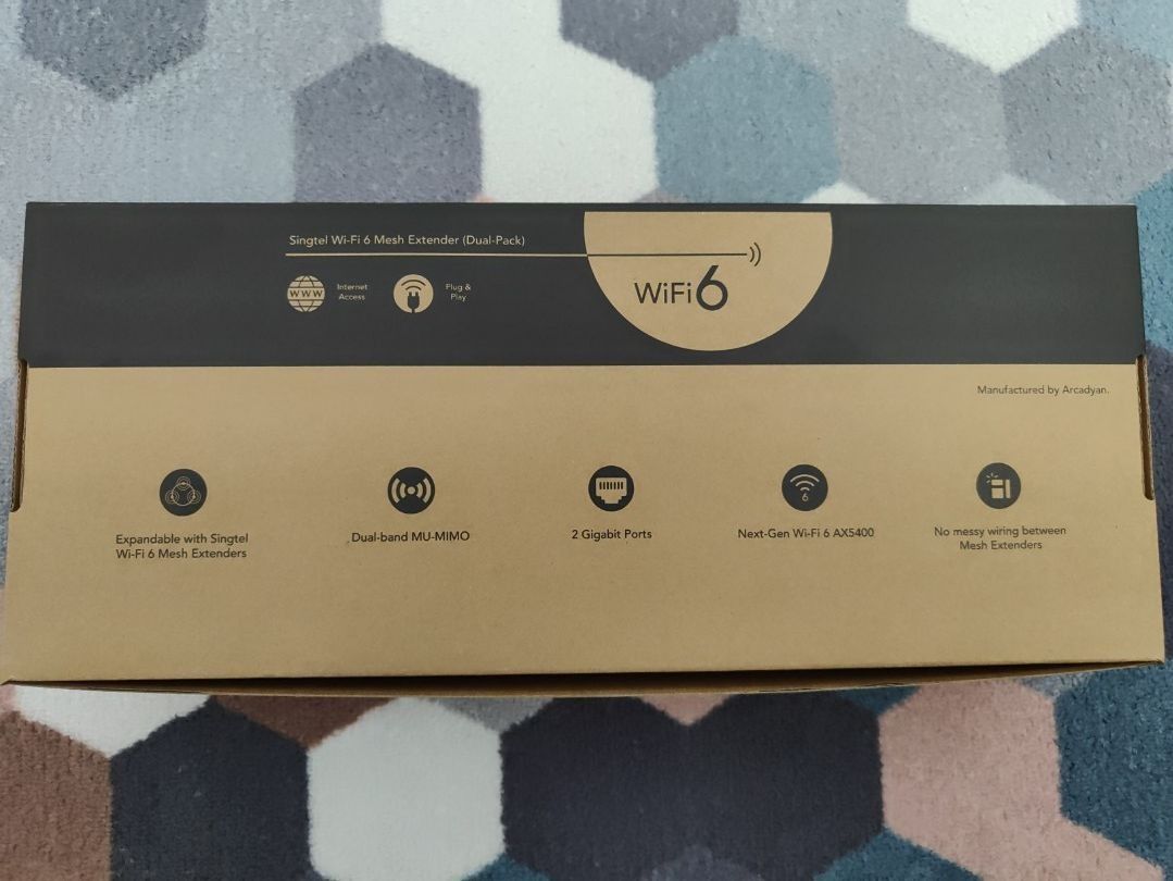 Brand new Singtel WiFi 6 Mesh Router (Dual Pack), Computers & Tech ...