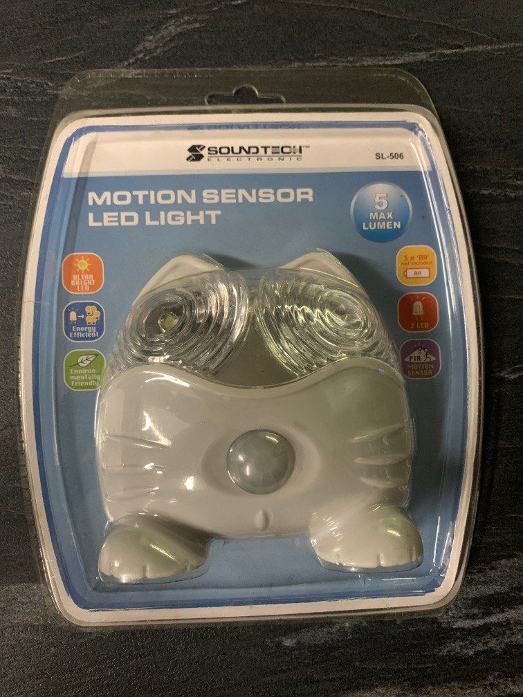 Brand new Soundtech Motion Sensor Light, Furniture & Home Living ...