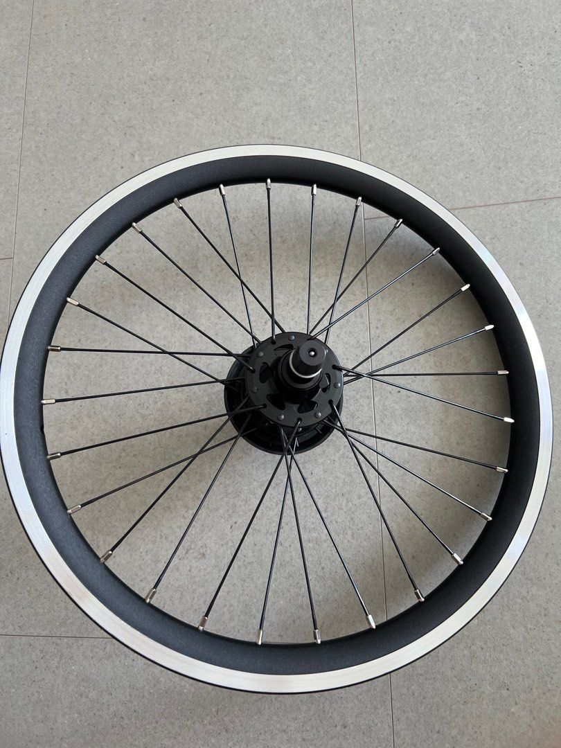Brompton Ti 4 speed wheel set, Sports Equipment, Bicycles & Parts ...