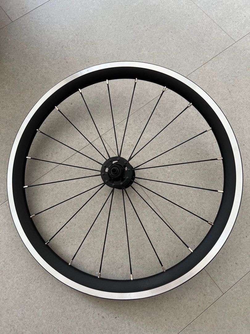 Brompton Ti 4 speed wheel set, Sports Equipment, Bicycles & Parts ...