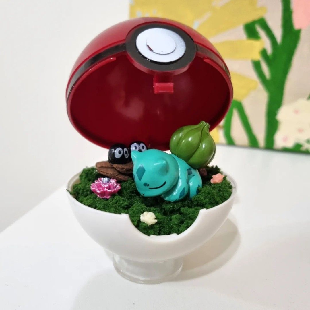 Bulbasaur mini pokeball, Hobbies & Toys, Stationery & Craft, Handmade ...