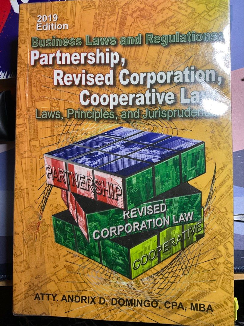 Business Laws and Regulations: Partnership, Revised Corporation ...