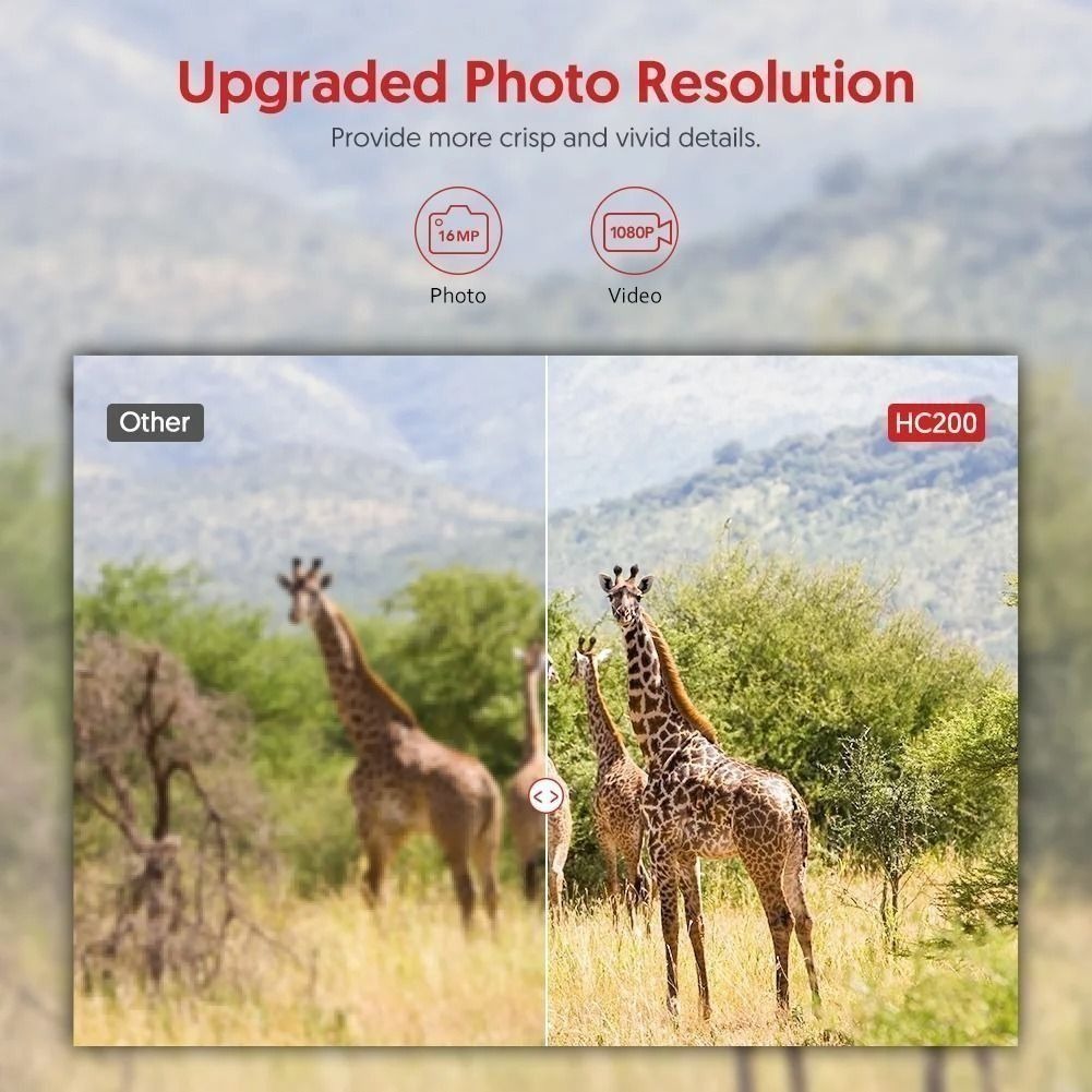 #[C0278] Victure HC200 Wildlife Camera 16MP 1080P Infrared Trail ...