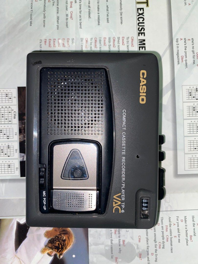 Casio walkman record, Audio, Portable Audio Accessories on Carousell
