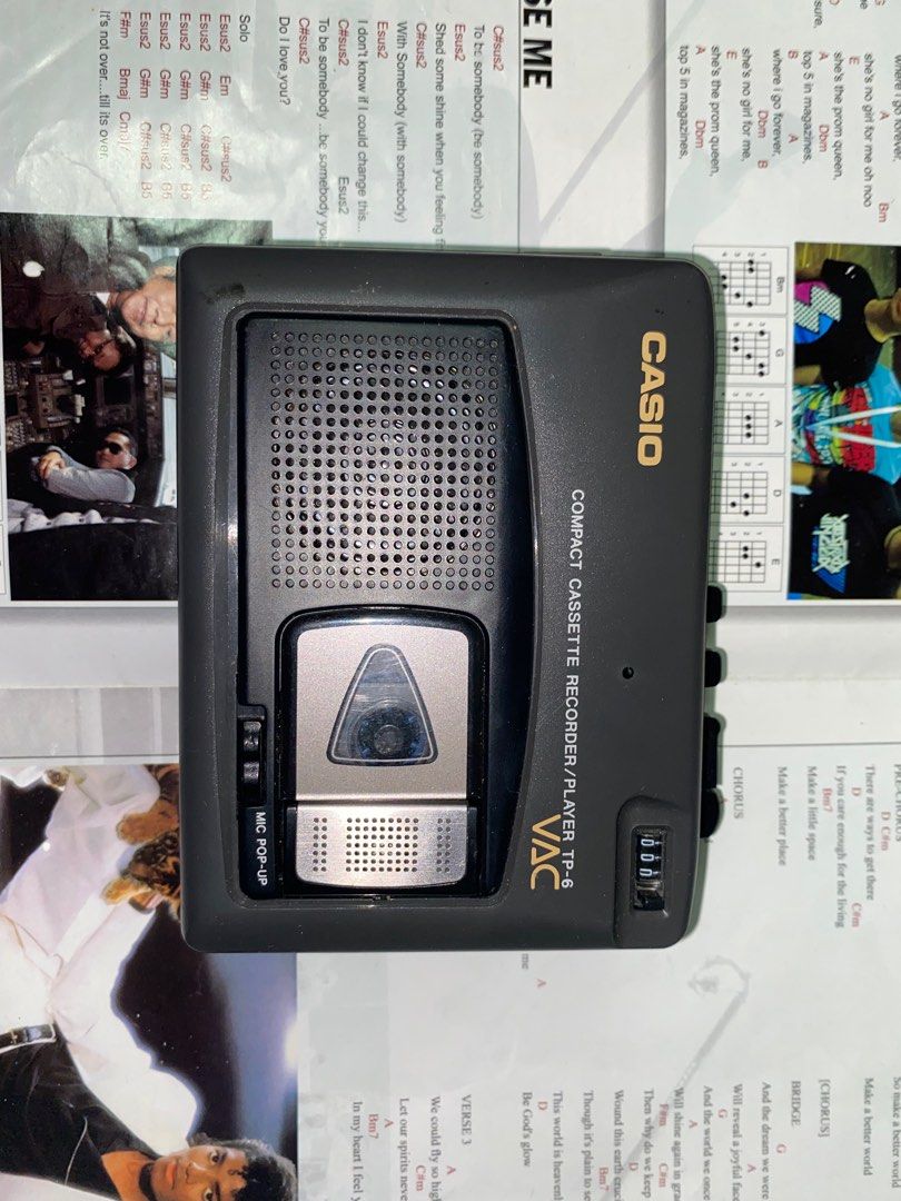 Casio walkman record, Audio, Portable Audio Accessories on Carousell