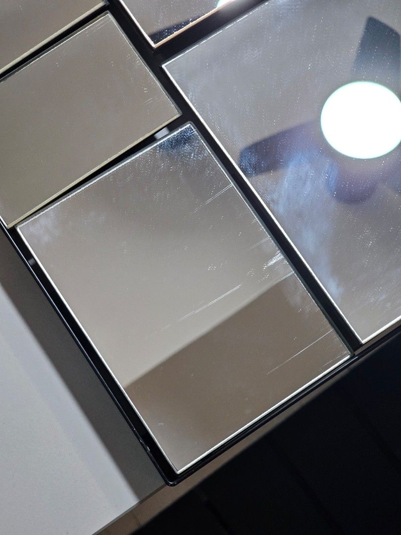 CB2 Crate & Barrel Perspective Mirror Set of 3, Furniture & Home Living ...