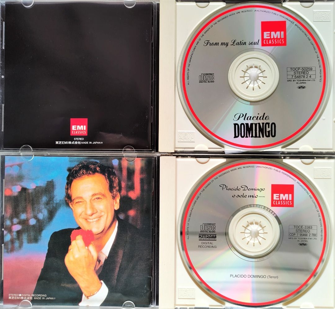 CD / DOMINGO LOT, EMI JAPAN PRESS / RM35 EACH / O SOLE MIO... / FROM MY ...