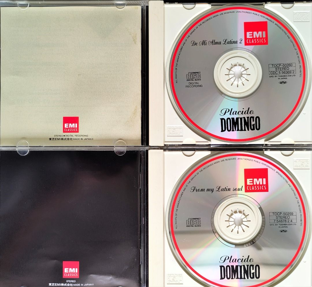 CD / DOMINGO LOT, EMI JAPAN PRESS / RM35 EACH / O SOLE MIO... / FROM MY ...
