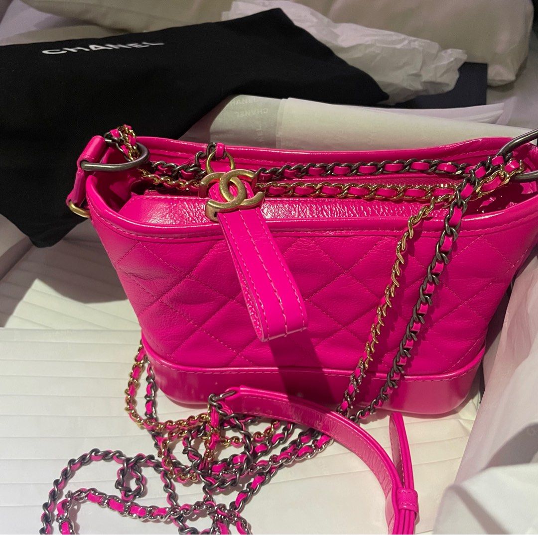 Chanel Gabrielle Pink Barbie Edition VERY RARE Authentic, Barang Mewah ...