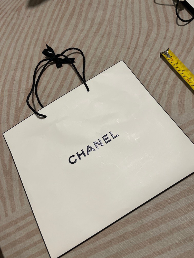 Chanel paper bag 30x35, Women's Fashion, Bags & Wallets, Tote Bags on ...