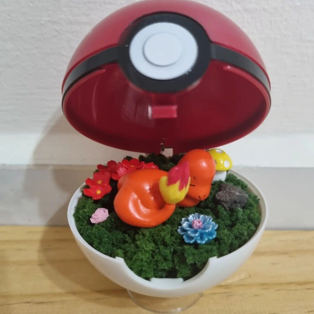 Charmander mini pokeball, Hobbies & Toys, Stationery & Craft, Handmade ...