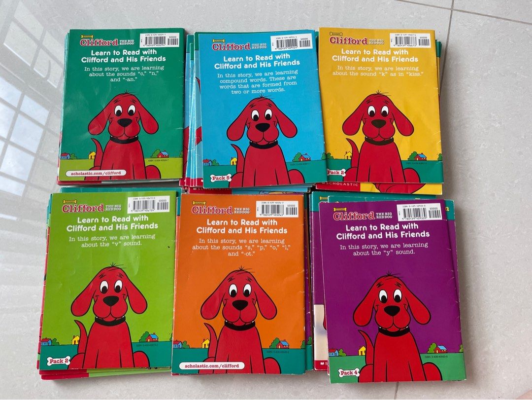 Children Books Clifford the big red dog phonics fun reading programme ...