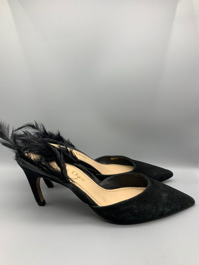 Christian Dior Feather Pumps on Carousell