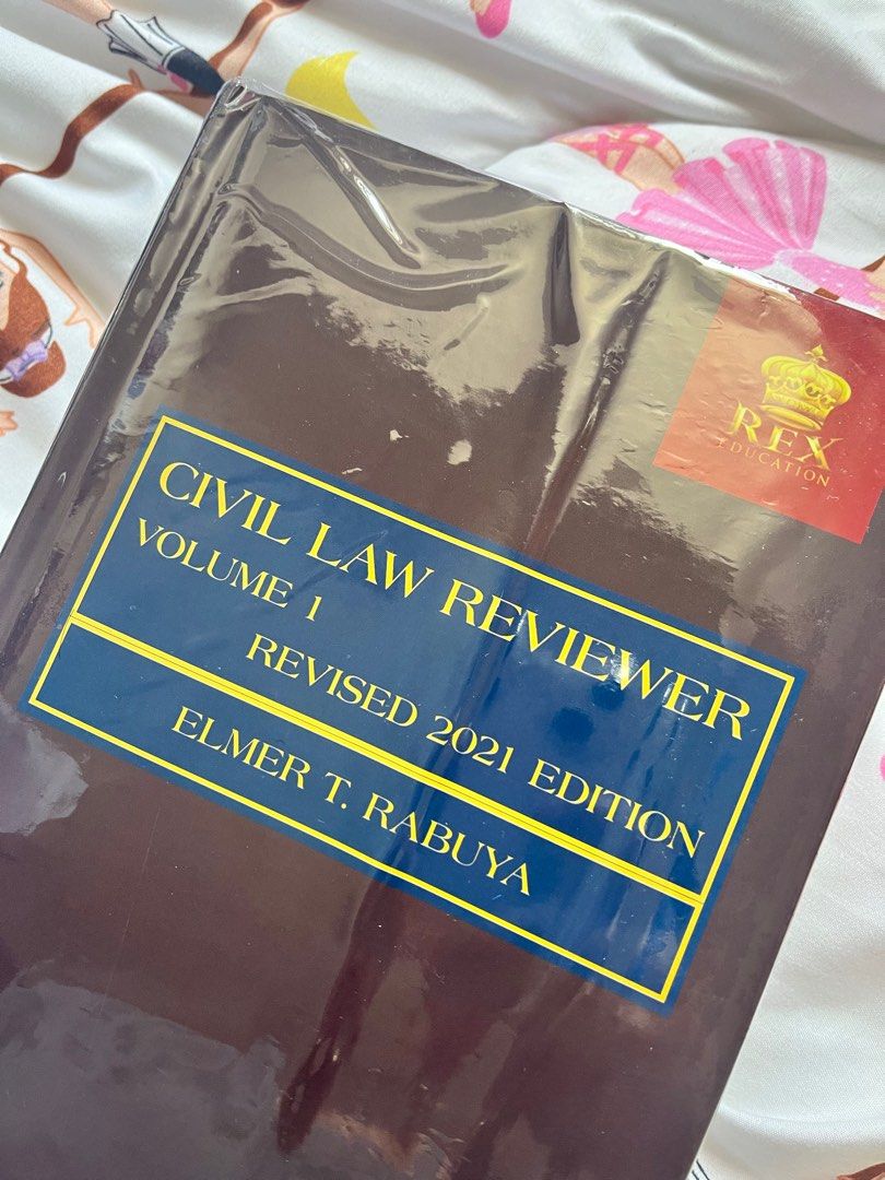 Civil Law Reviewer Rabuya 2021, Hobbies & Toys, Books & Magazines ...
