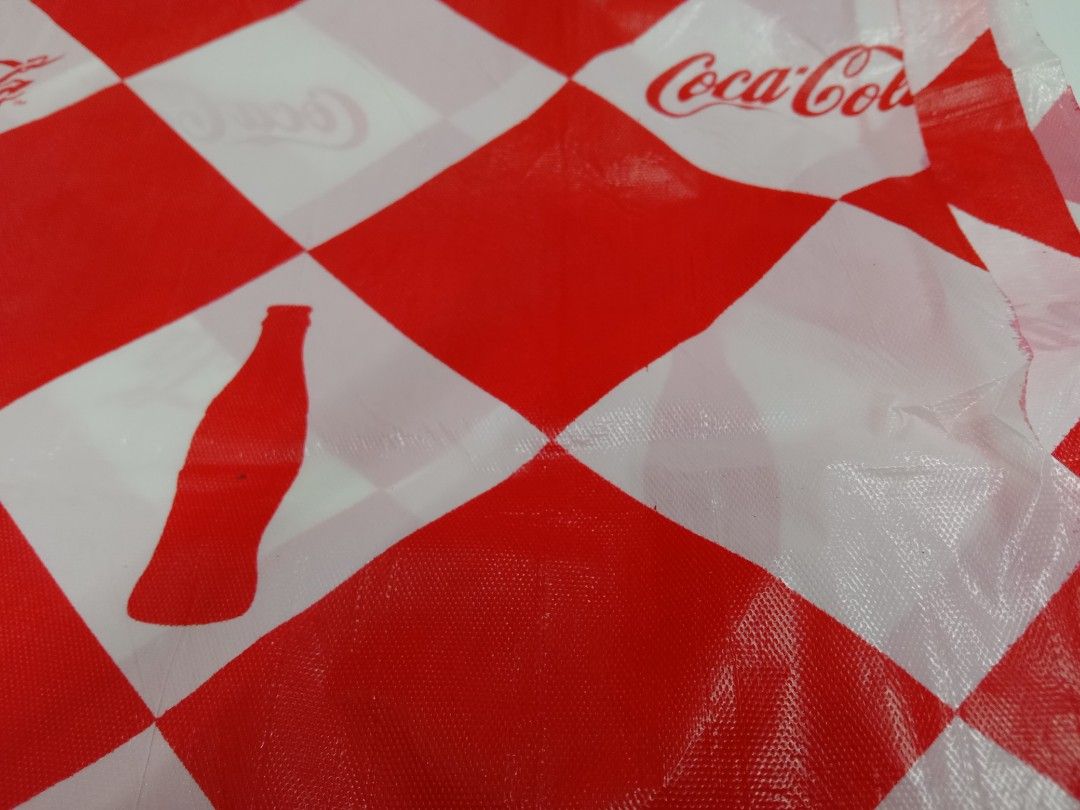 Coca Cola Coke One Time Used Table Cloth, Hobbies & Toys, Collectibles ...