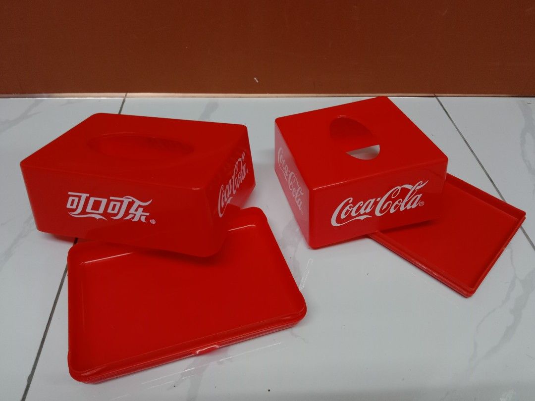 Coca Cola Coke Red Tissue Box, Hobbies & Toys, Collectibles ...