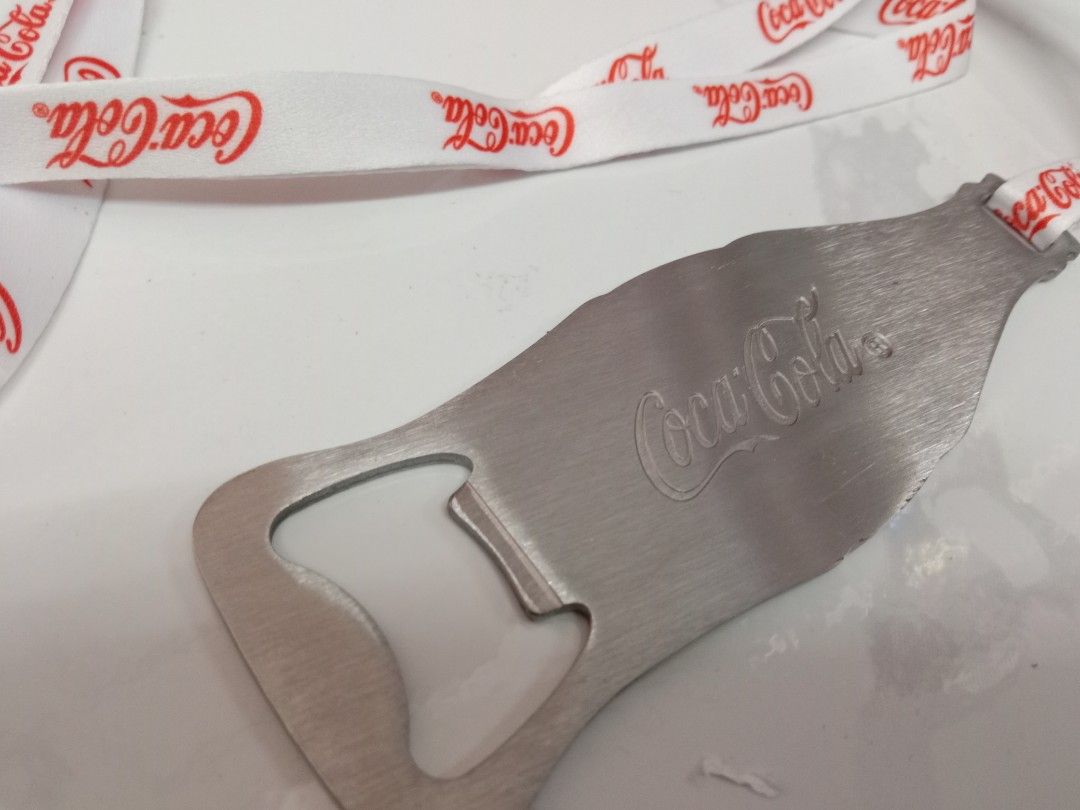 Coca Cola Coke Steel Bottle Opener Lanyard, Hobbies & Toys ...