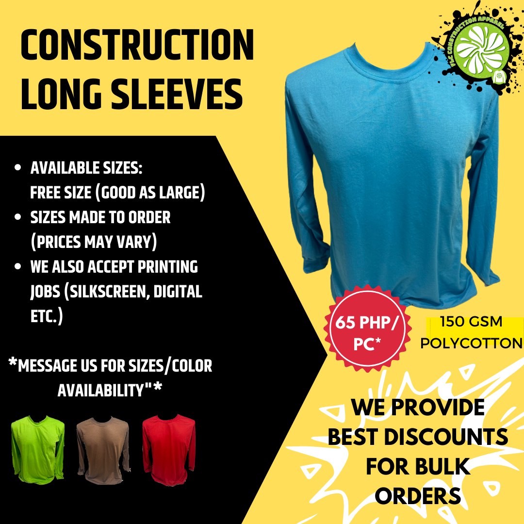 Construction Long Sleeves, Commercial & Industrial, Construction ...