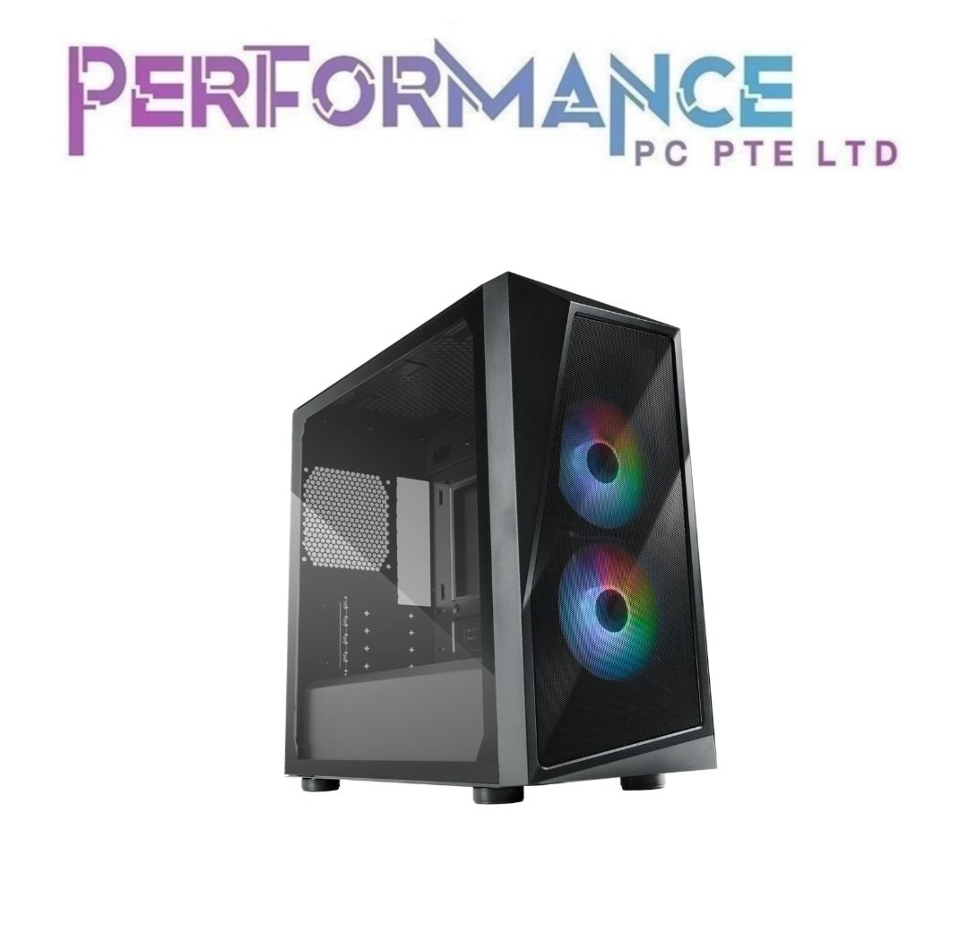 Cooler Master CMP320 MESH ARGB m-ATX CASE Tempered Glass Black (2 YEARS ...