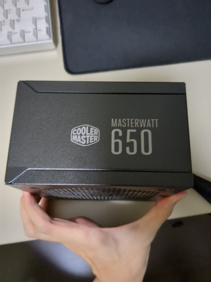 Cooler master Masterwatt 650W PSU ATX, Computers & Tech, Parts ...