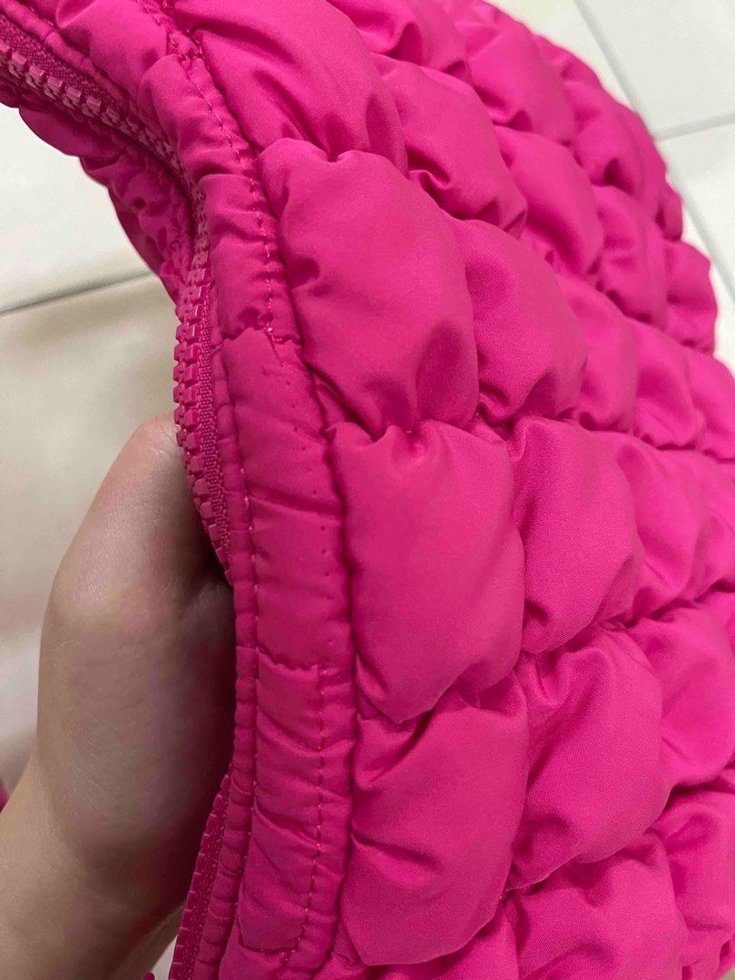 COS quilted bag in hot pink, Women's Fashion, Bags & Wallets, Shoulder ...