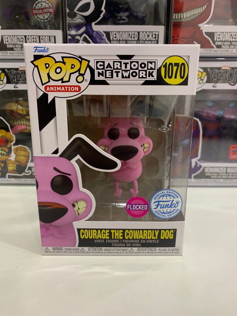 Courage the Cowardly Dog (Flocked) Funko Pop, Hobbies & Toys ...