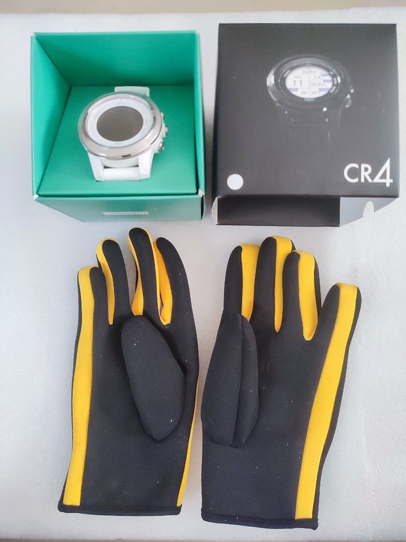 Crest CR 4 CR-4 White Dive Computer DIve Comp Dive Watch Free Dive Gloves, Luxury, Watches on ...