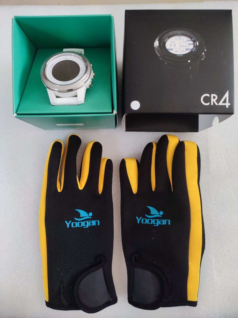 Crest CR 4 CR-4 White Dive Computer DIve Comp Dive Watch Free Dive Gloves, Luxury, Watches on ...