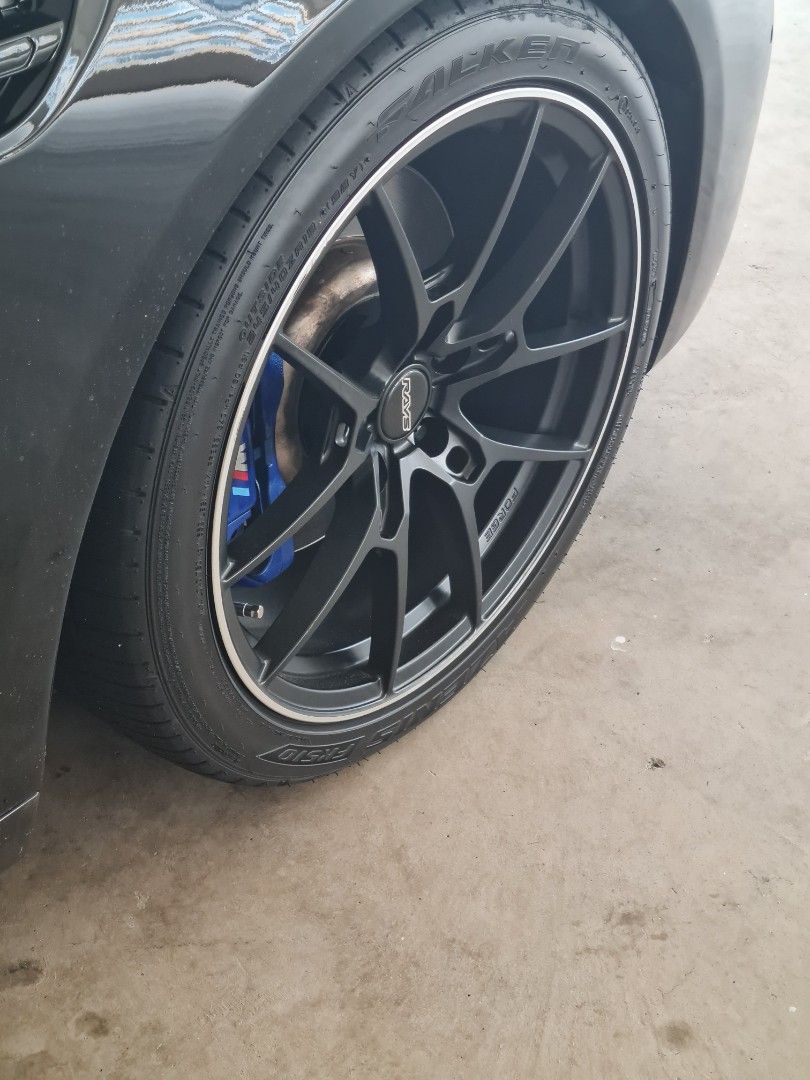 Custom forged 19" rims 5x120, Car Accessories, Tyres & Rims on Carousell