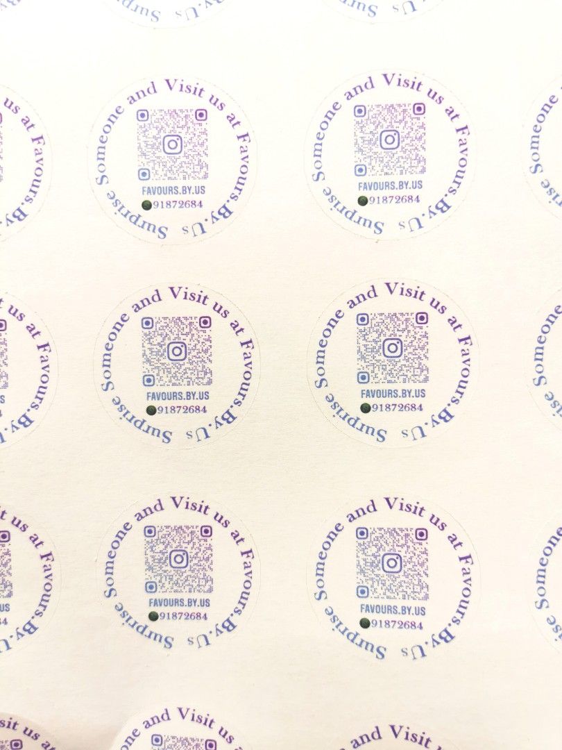 Customised Stickers, label, company logo, catering sticker, customised ...