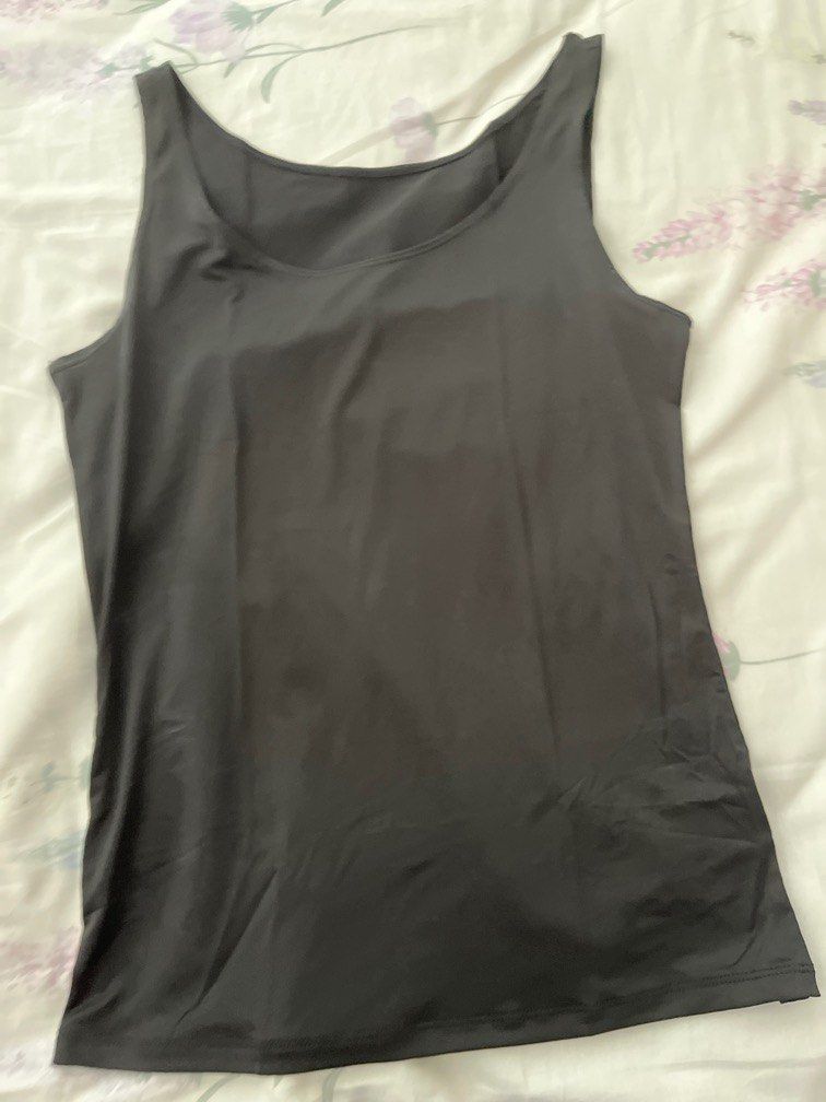 Daiso Black Tank Top, Women's Fashion, Tops, Sleeveless on Carousell