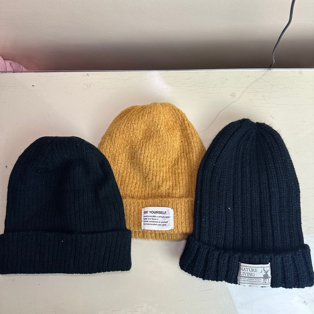 DAISO JAPAN Knitted Beanie / Bonnet / Hat / Cap / Beret ONE SIZE, Women ...