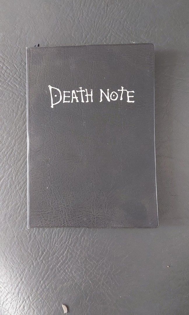 Death Note notebook cosplay light yagami on Carousell