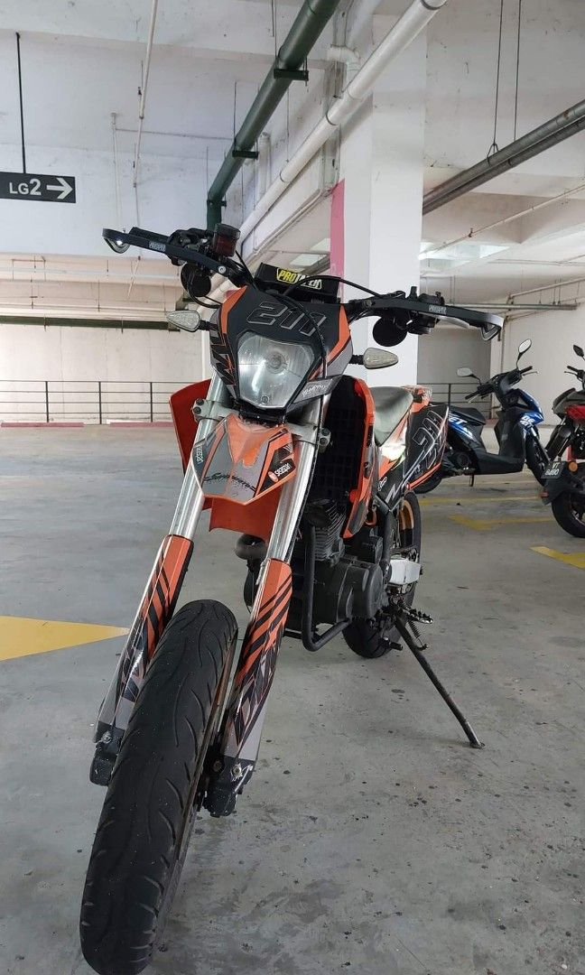 DEMAK DTM 200, Motorbikes on Carousell