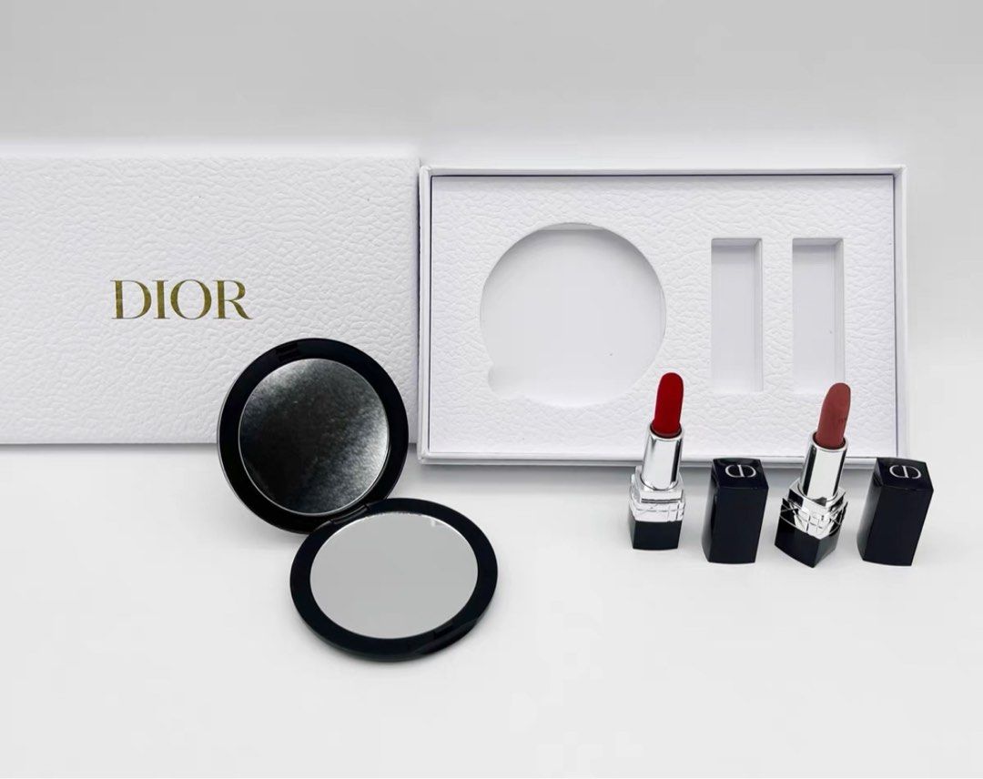 Dior Lipsticks + Mirror gift set, Beauty & Personal Care, Face, Makeup ...