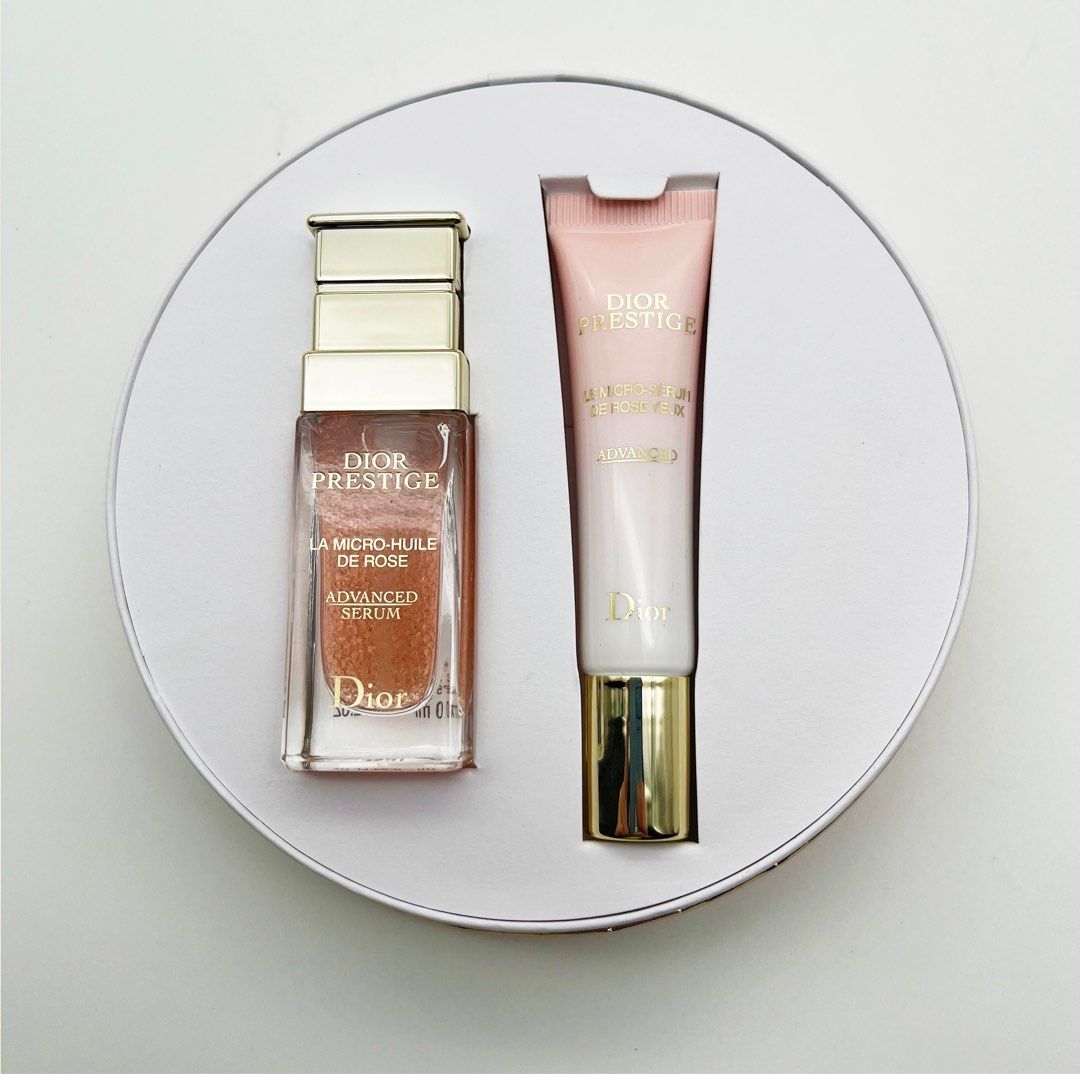 Dior Prestige serum + eye serum gift set, Beauty & Personal Care, Face ...