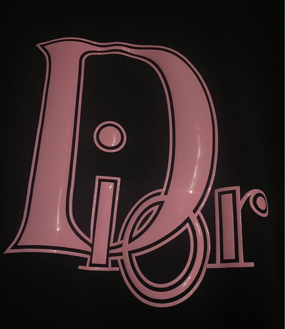 DIOR SCRIPT LOGO TEE on Carousell