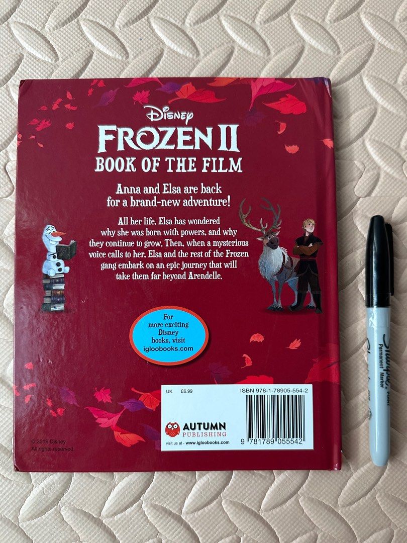 Disney Frozen 2: Book of the Film, Hobbies & Toys, Books & Magazines ...