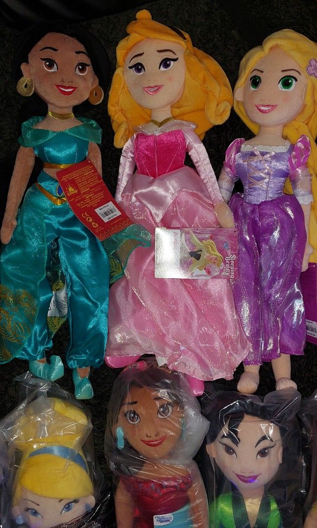 Disney princess soft plushie dolls price per doll, Hobbies & Toys, Toys ...