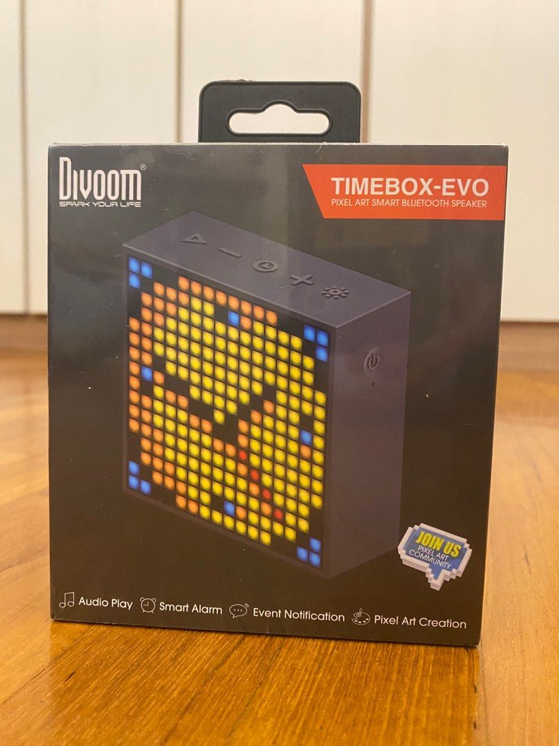 Divoom Timebox-Evo Pixel Art Smart Bluetooth Speaker, Audio, Soundbars, Speakers & Amplifiers on ...