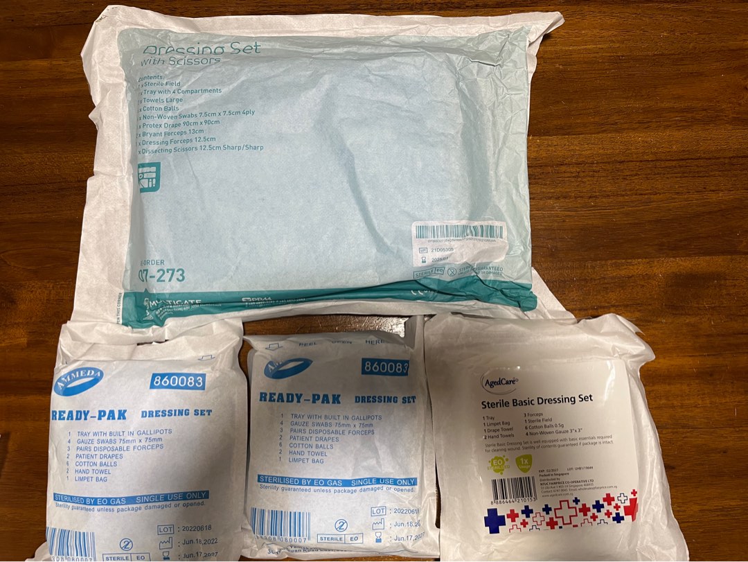 Dressing kit $15 for all, Health & Nutrition, Medical Supplies & Tools ...