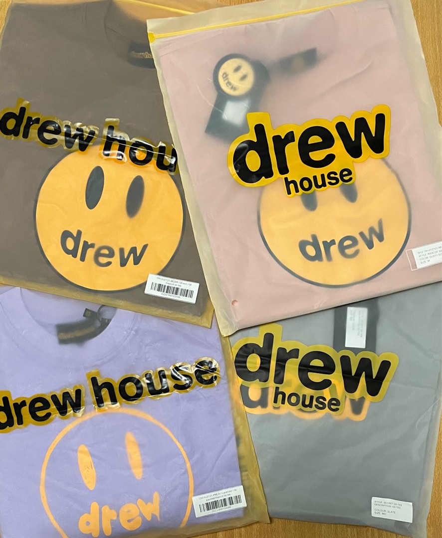 Drew tees, Men's Fashion, Tops & Sets, Tshirts & Polo Shirts on Carousell