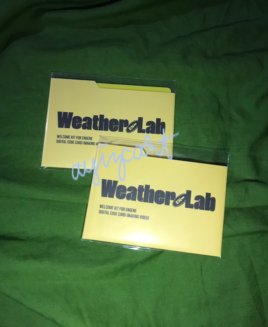 ENHYPEN Weather Lab Tingi Unscanned QR Code on Carousell