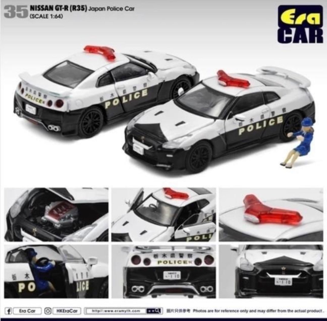 ERA Nissan GT-R R35 Japan Police Car, Hobbies & Toys, Toys & Games on ...
