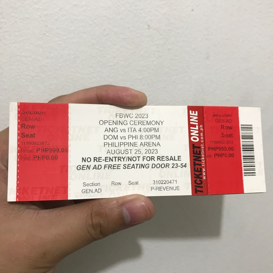 Fiba world cup opening game, Tickets & Vouchers, Event Tickets on Carousell