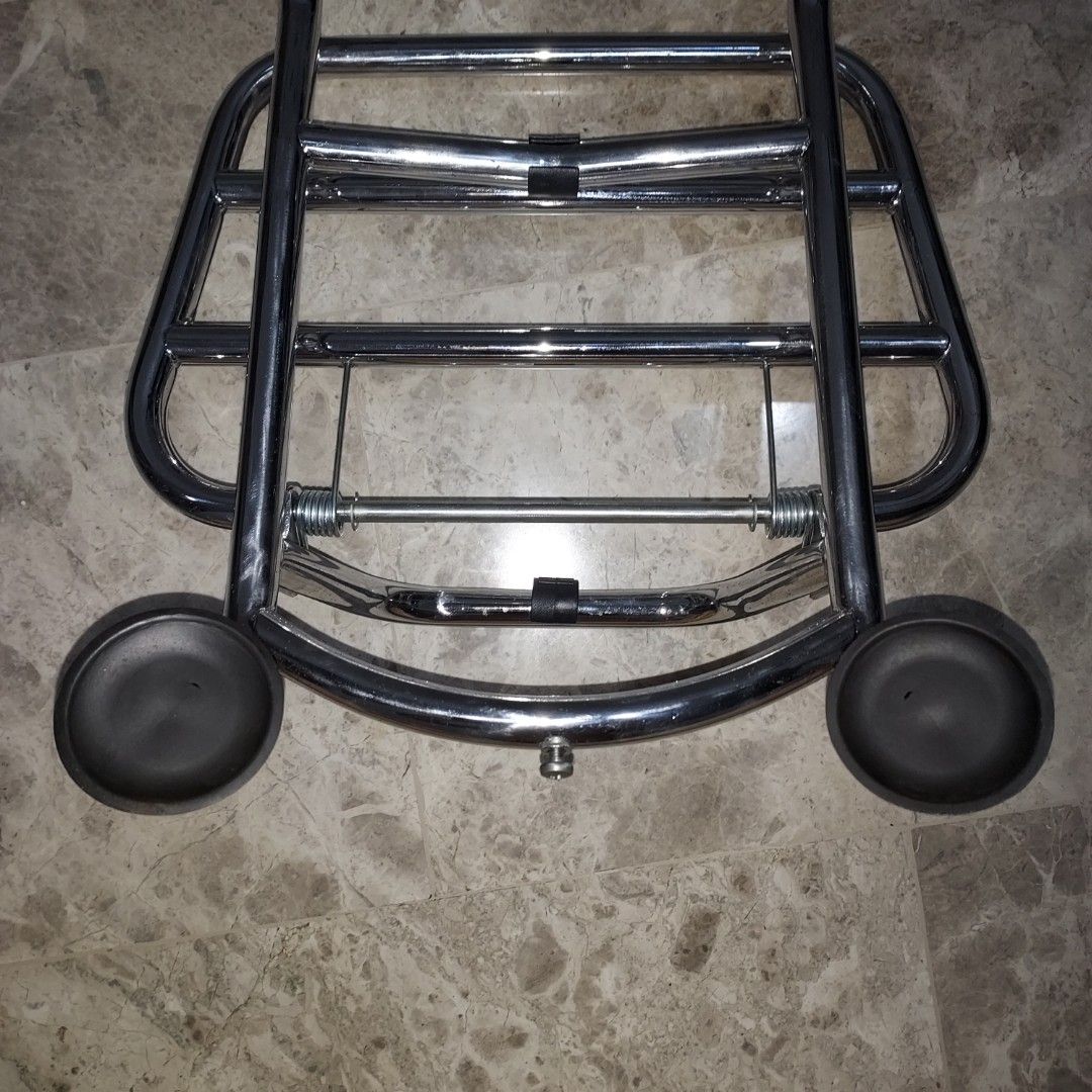 Front Folding Rack Vespa GTS, Motorcycles, Motorcycle Accessories on ...