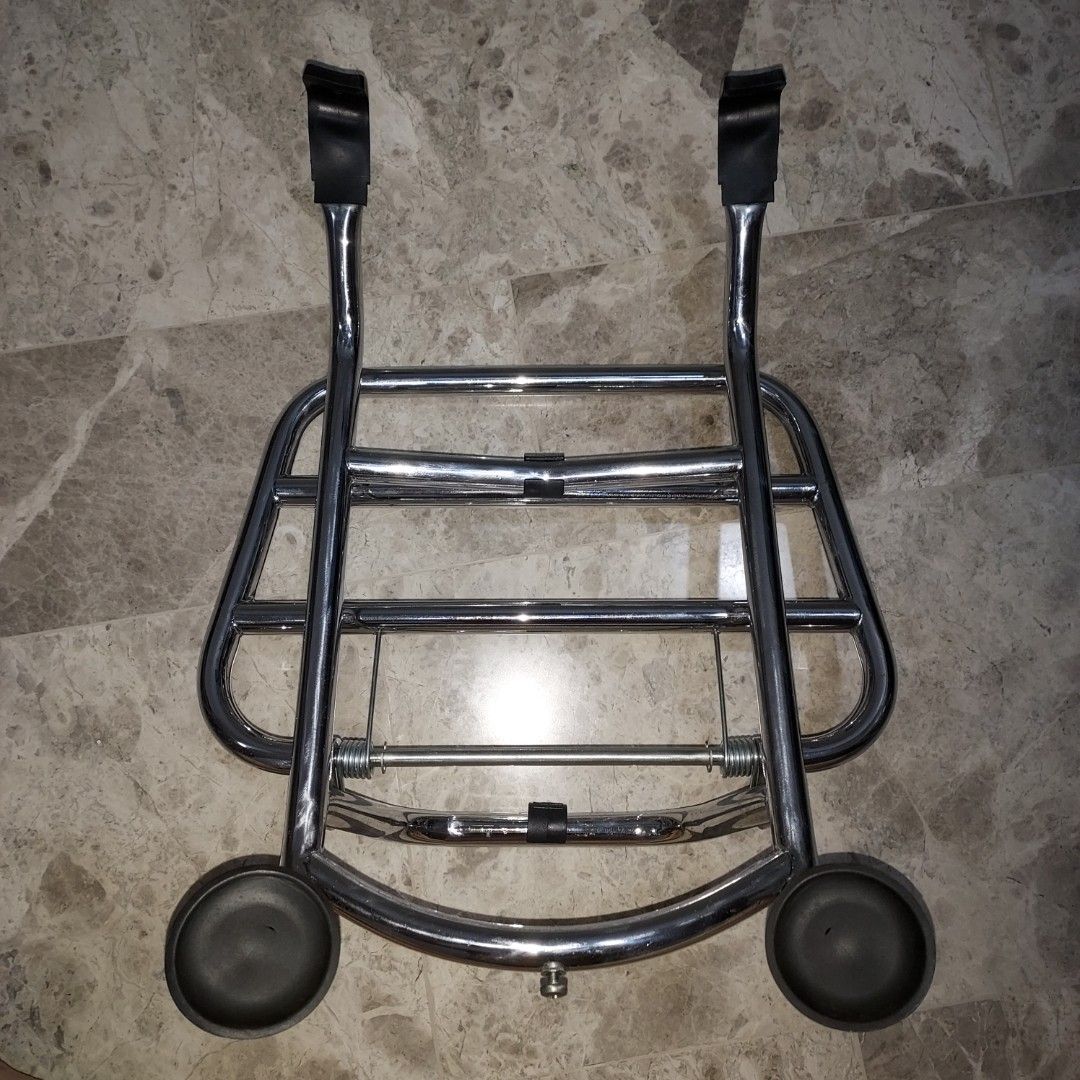 Front Folding Rack Vespa GTS, Motorcycles, Motorcycle Accessories on ...