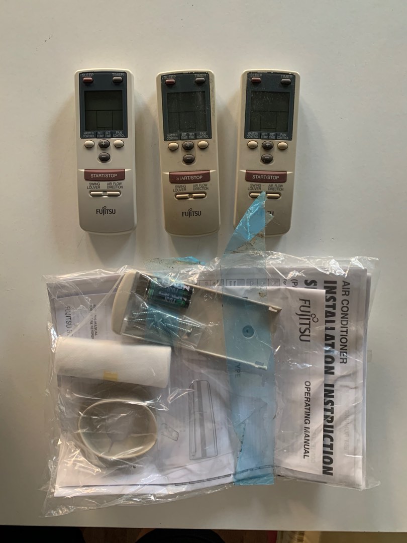 Fujitsu aircon remote control, TV & Home Appliances, Air Conditioners ...