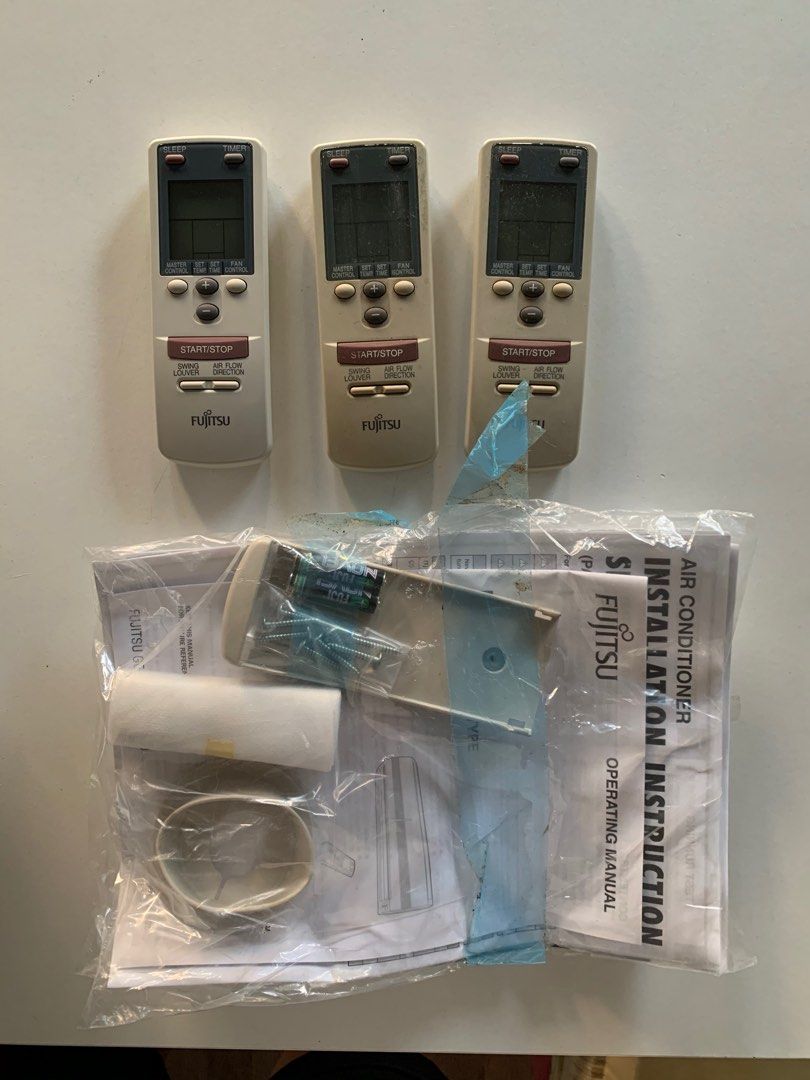 Fujitsu aircon remote control, TV & Home Appliances, Air Conditioners ...